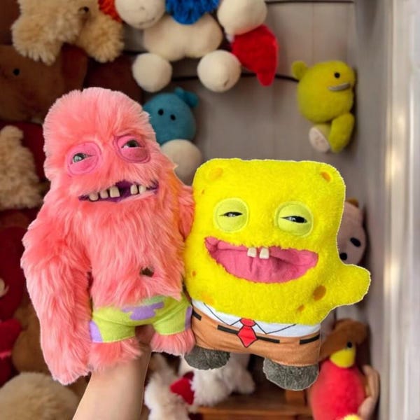 Fuggler Spongebob and Patrick - Etsy
