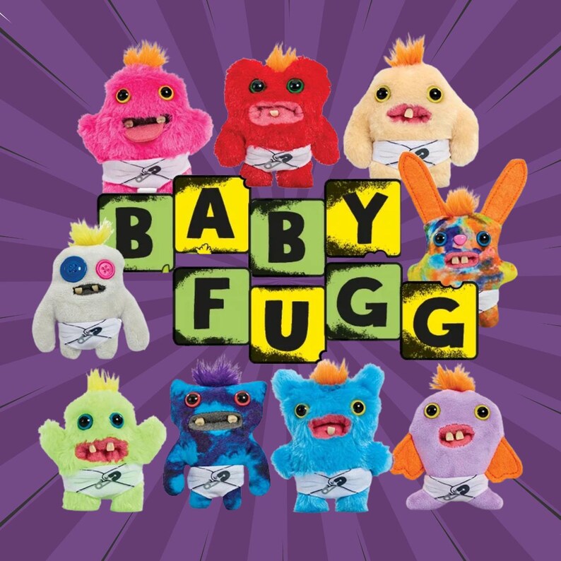 Free Shipping Collections Fuggler Plush - Funny Ugly Monster Baby ...