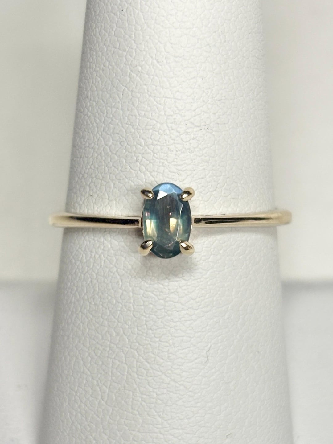 Natural Good Color Change Alexandrite Chrysoberyl Solitaire Oval Ring ...