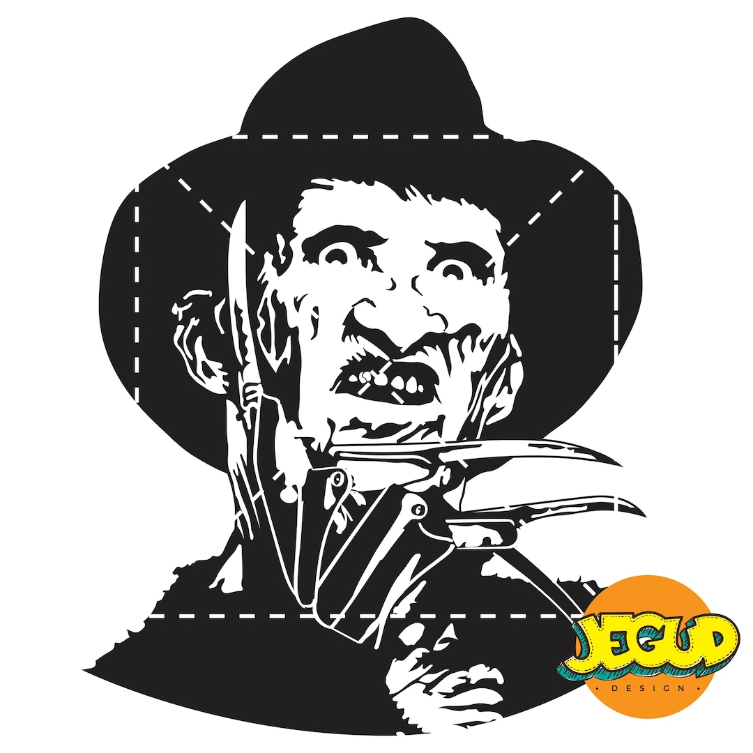 Freddy Krueger Vector Illustration - Etsy