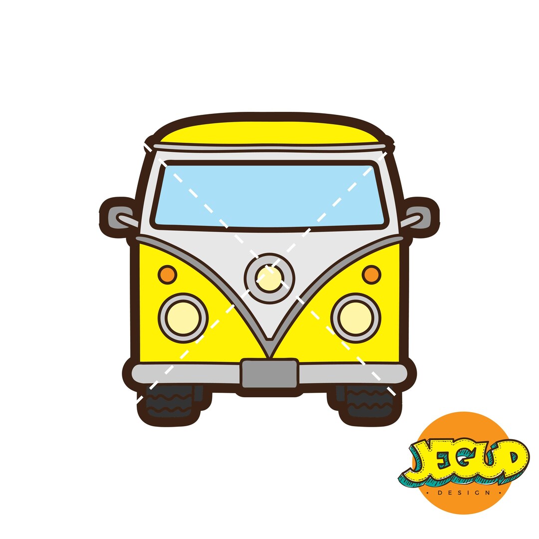 VW Combi Vector Illustration - Etsy