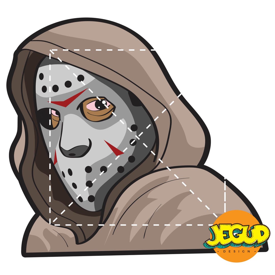 Jason Voorhees Vector Illustration - Etsy