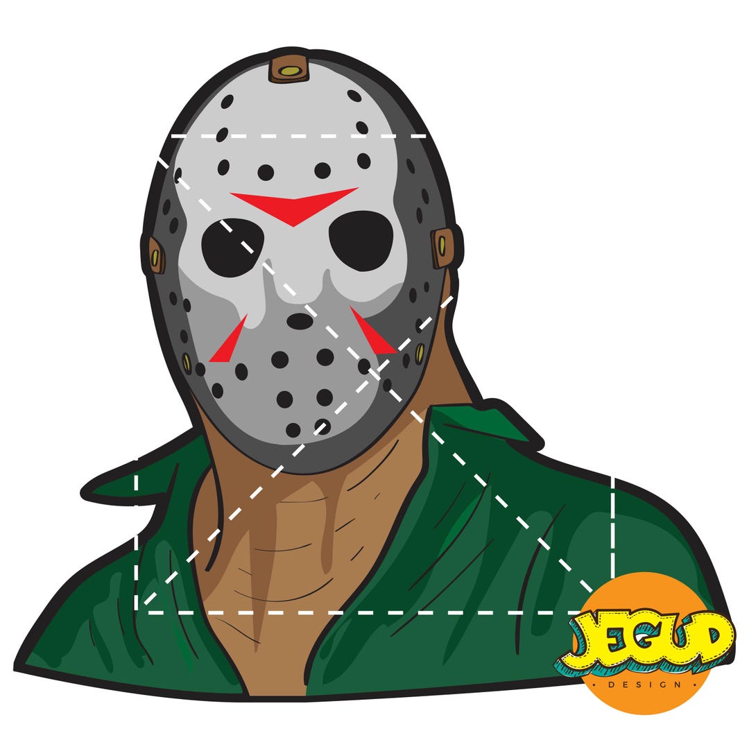 Jason Voorhees Vector Illustration - Etsy