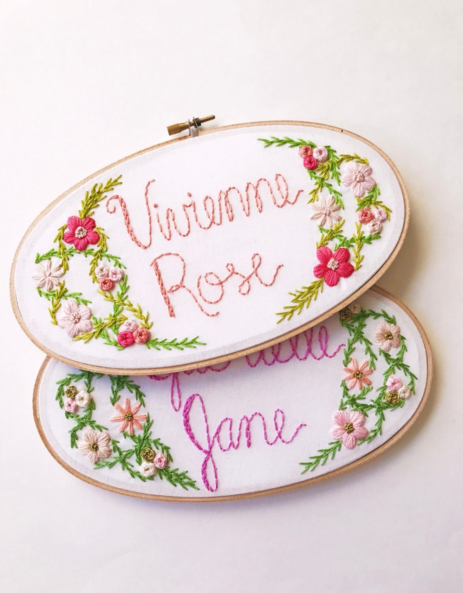 Baby Birth Announcement Embroidery. Personalized Nursery Sign. | Etsy