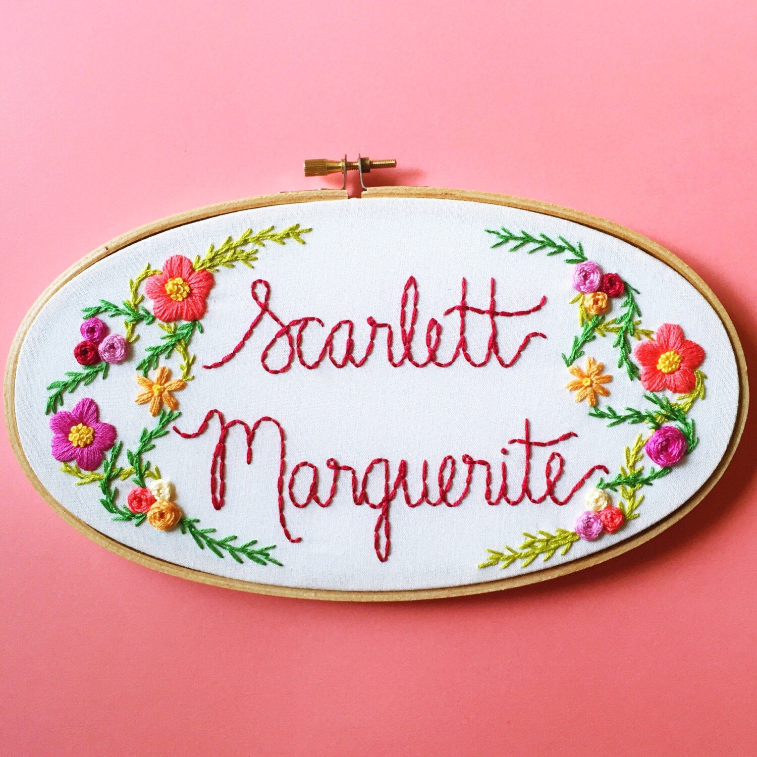 Personalized Baby Name Embroidery Nursery Sign Personalized | Etsy