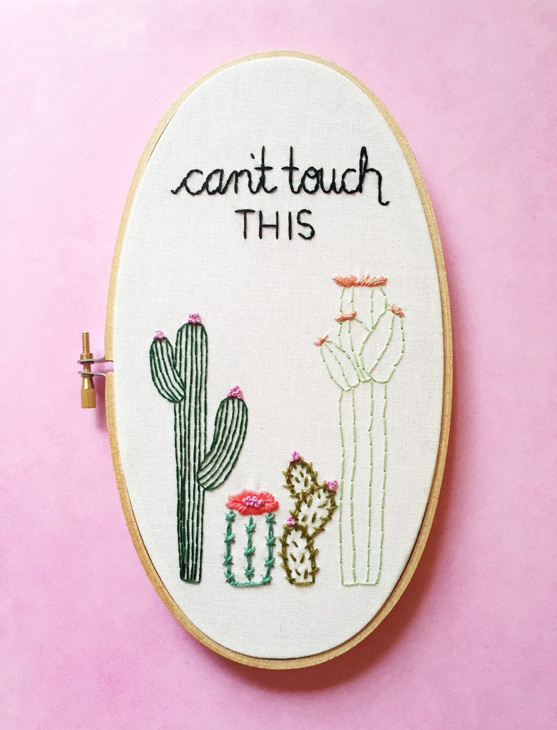 Funny Embroidery Cactus Embroidery Cactus Cross stitch | Etsy