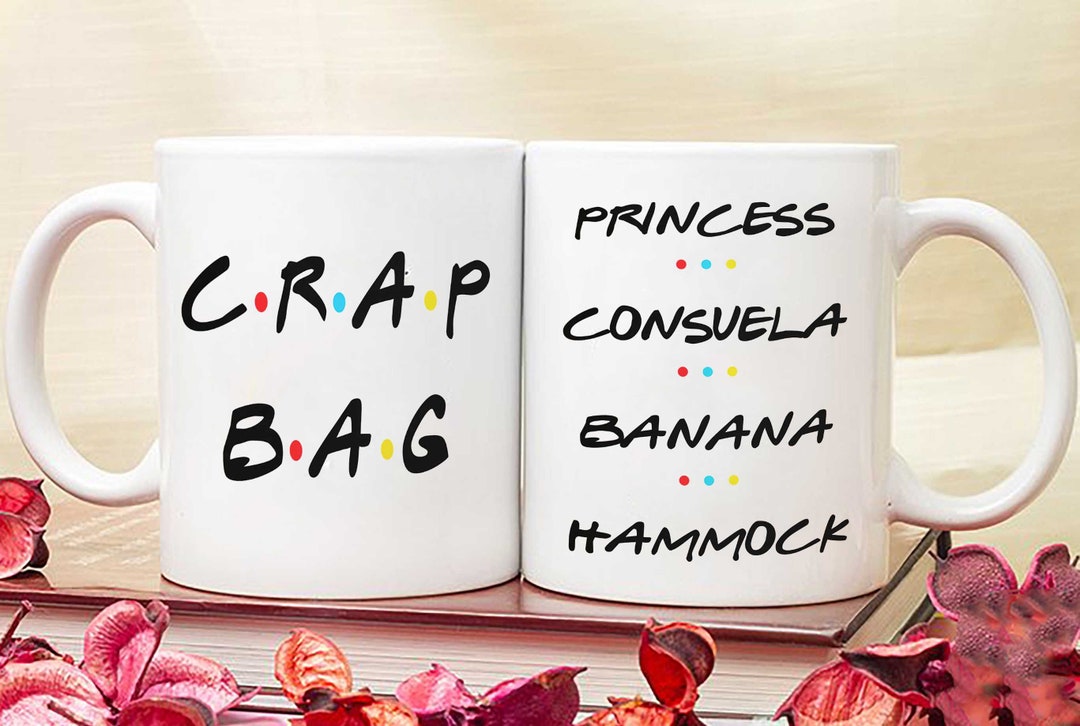 Friends Tvshow Couples Mug, His and Hers Mugs, Phoebe Buffay, Crap Bag ...