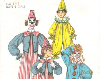 1950s Simplicity 4864 Vintage Sewing Pattern Child's Clown - Etsy
