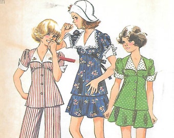 1970s Simplicity 5931 Western Style Shirt With Culottes and - Etsy