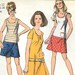 1960s Simplicity 7557 Teen Babydoll Dress With Purse Vintage Sewing Pattern Size 5/6 Bust 28 ...