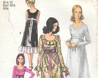 Uncut Simplicity Sewing Pattern 9107 Tops With Sleeve - Etsy