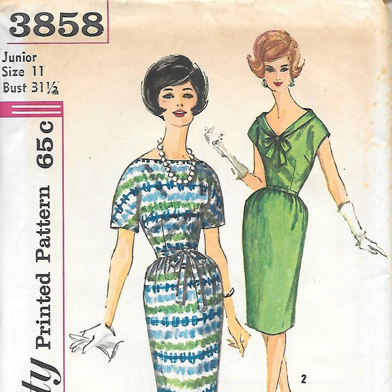 Wiggle Dress Pattern - Etsy