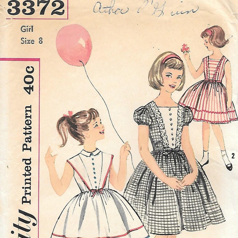 1960s Girls Dress Size 8 - Etsy