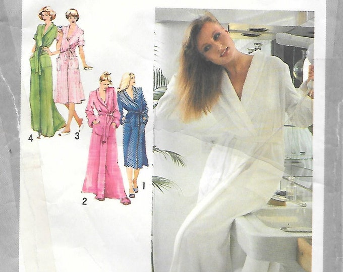 1980s Simplicity 8958 Dr. Denton One-piece Pajamas and Nightshirt ...