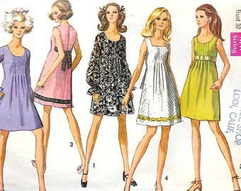 Sleeveless Dress Pattern | Etsy