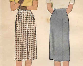 Inverted pleat skirt | Etsy