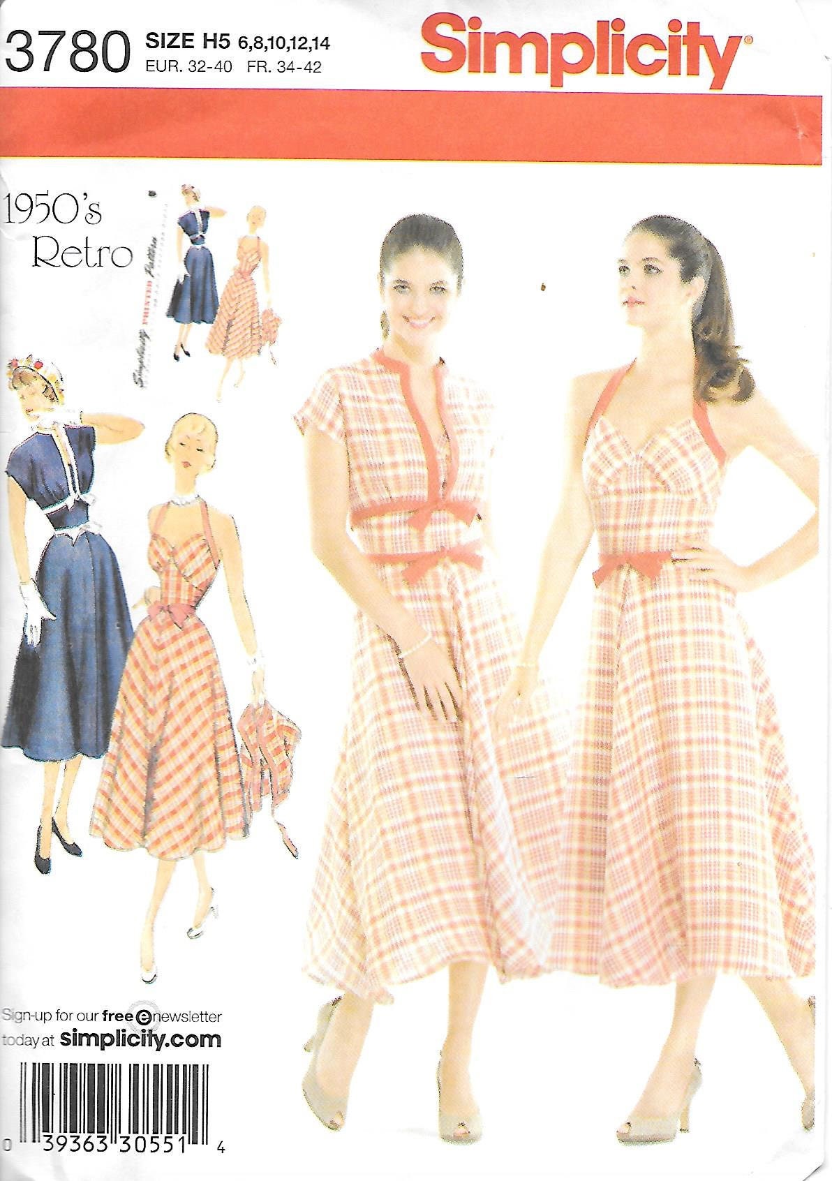 Sewing & Fiber Sewing Vintage 1950s Simplicity 3248 Girls Sun Dress And Bolero Sewing Pattern ...