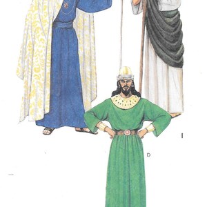 Nativity Costumes Mccalls 2339 Sewing Pattern Adult Chest/bust 32 1/2 ...