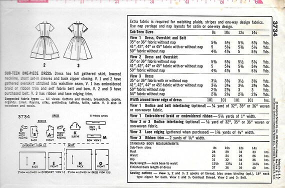 Craft Supplies & Tools Sewing Pattern Butterick 3734 Dress & Jacket ...