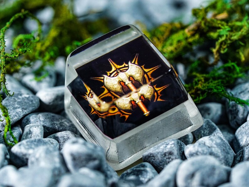 Baldur’s Gate 3 Barbarian Class Keycap – Handmade Gaming Keycap for ...