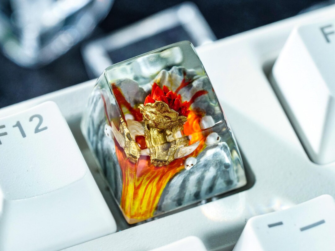 Custom Radahn Elden Ring Helmet Keycap, Resin Artisan Keycap for Cherry ...