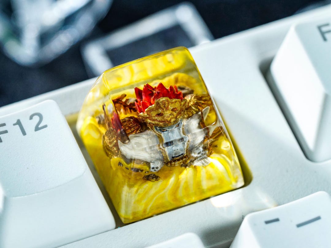 Custom Starscourge Radahn Elden Ring Helmet Keycap, Resin Artisan ...