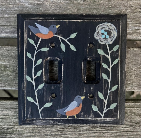 Primitive Light Switch Covers Farmhouse Coffee Primitive Coffee Bean