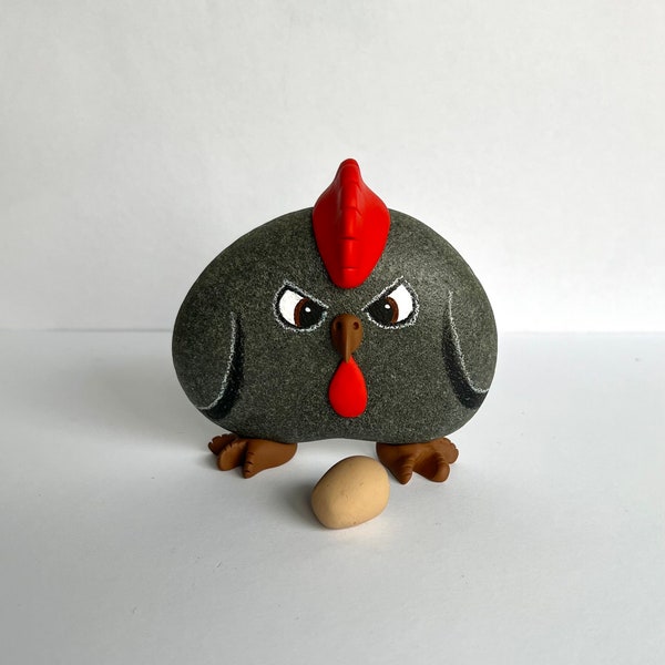 Hand Painted Chicken - Etsy