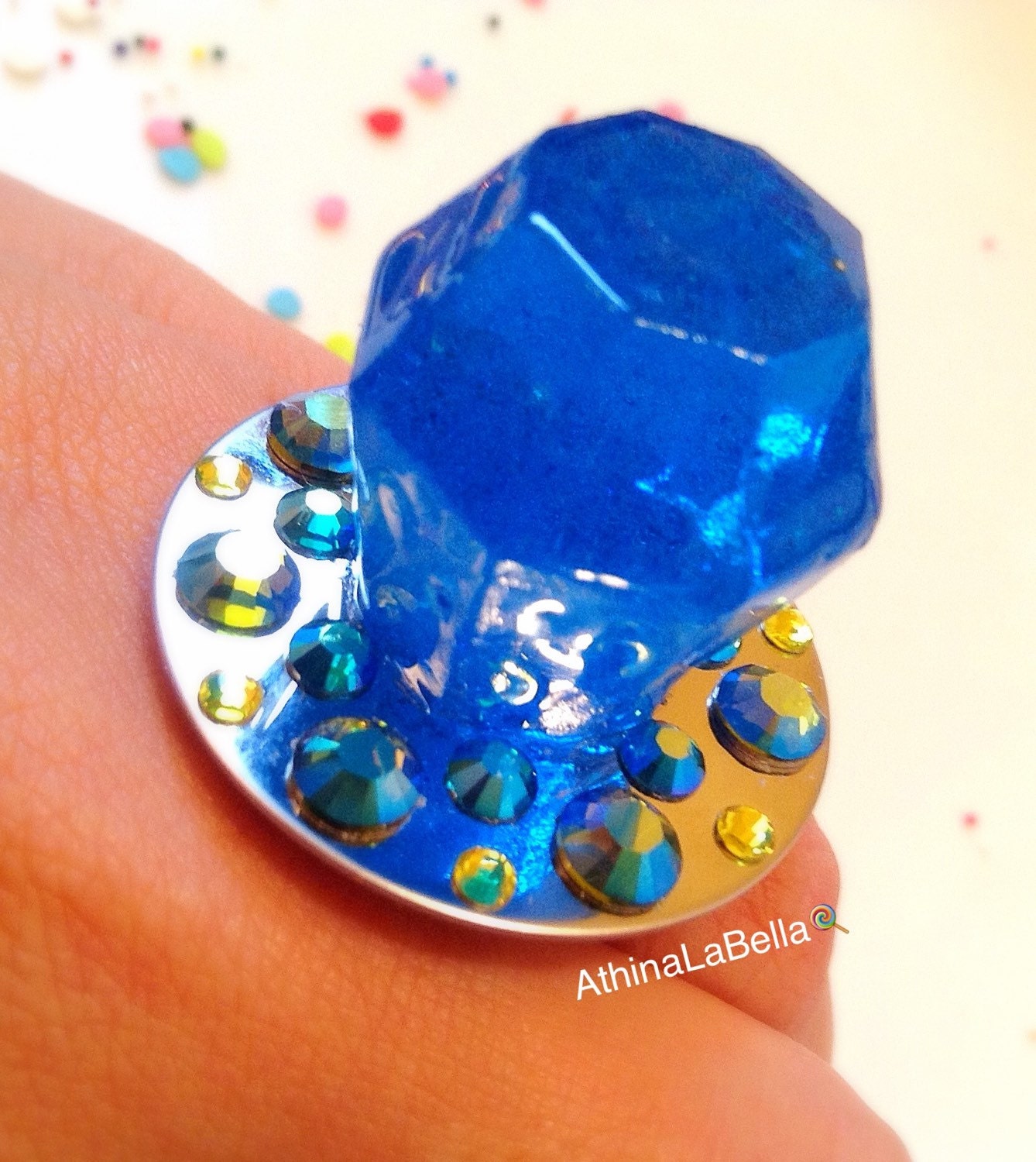 Ring Pop Ring Pop Ring Candy Jewelry Resin Jewelry Resin - Etsy
