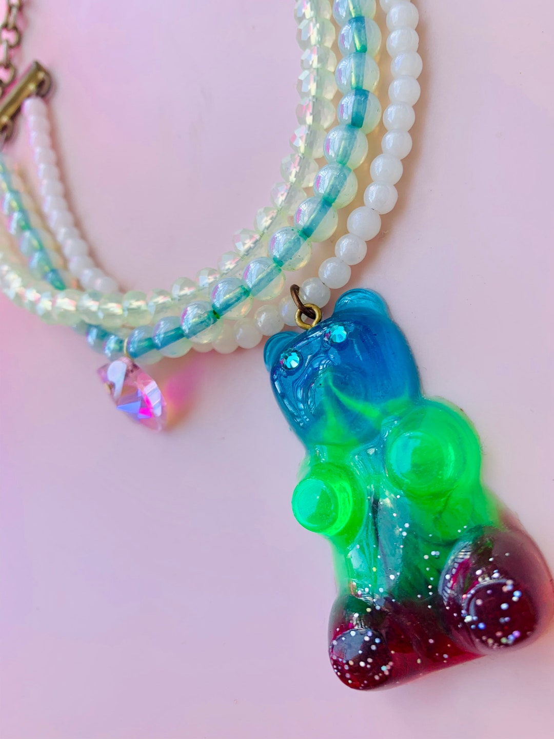 Kid Core Gummy Bear Choker, Candy Jewelry, Kawaii Jewelry, Kitsch ...