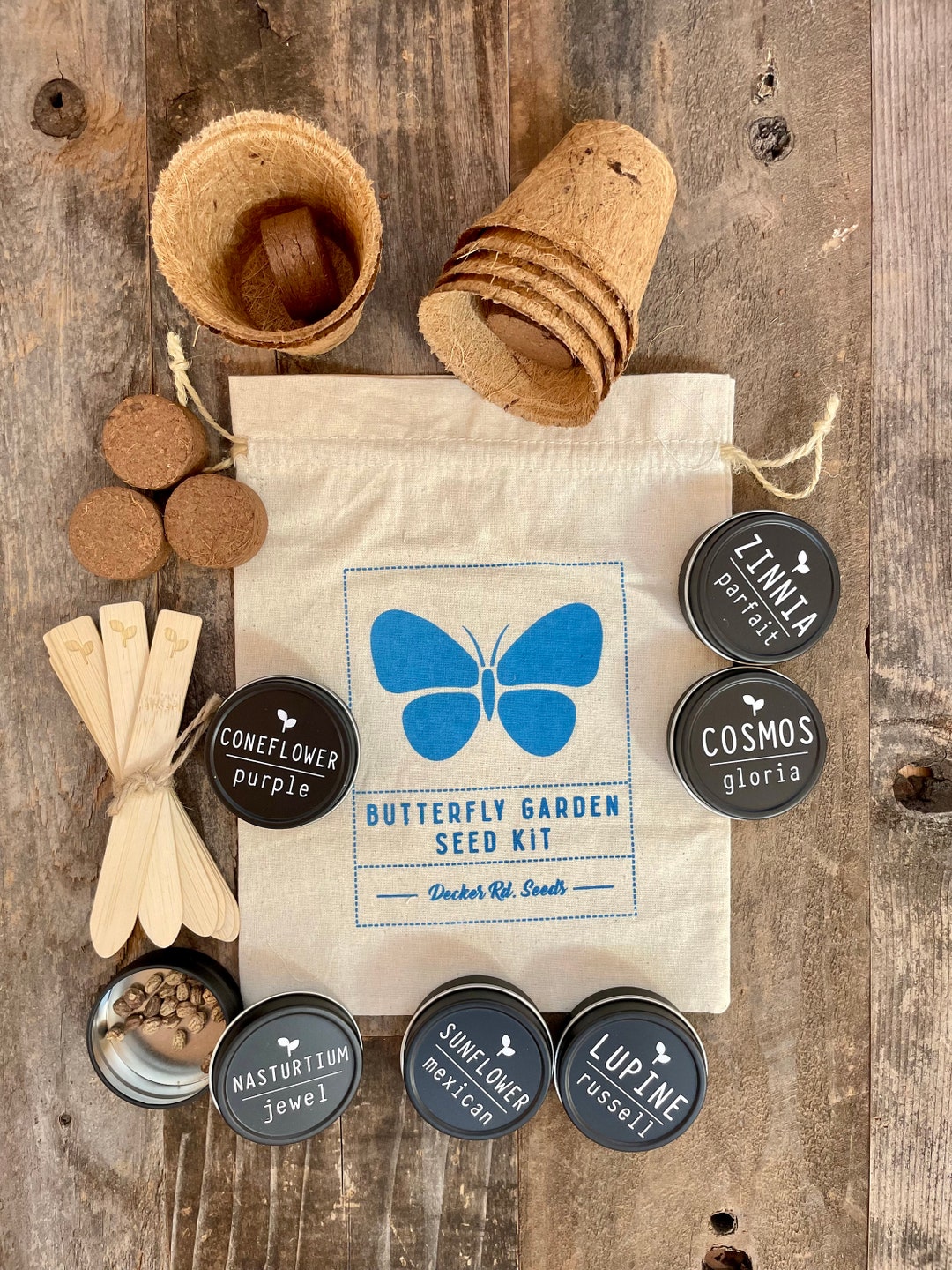 Butterfly Garden Seed Kit, Butterfly Garden, Seed Kit, Gift for ...