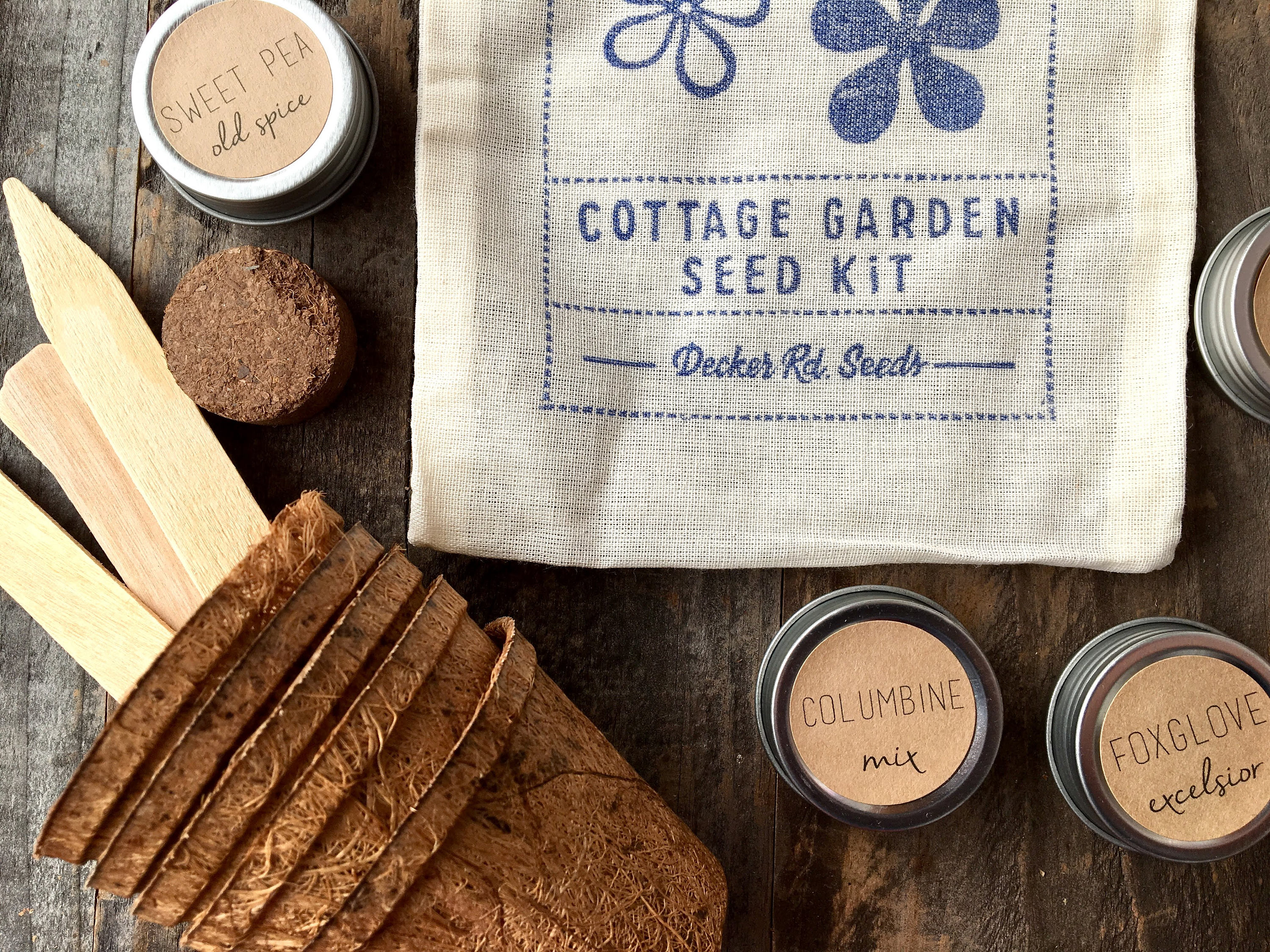 Cottage Garden Seed Kit flower garden kit cottage garden | Etsy