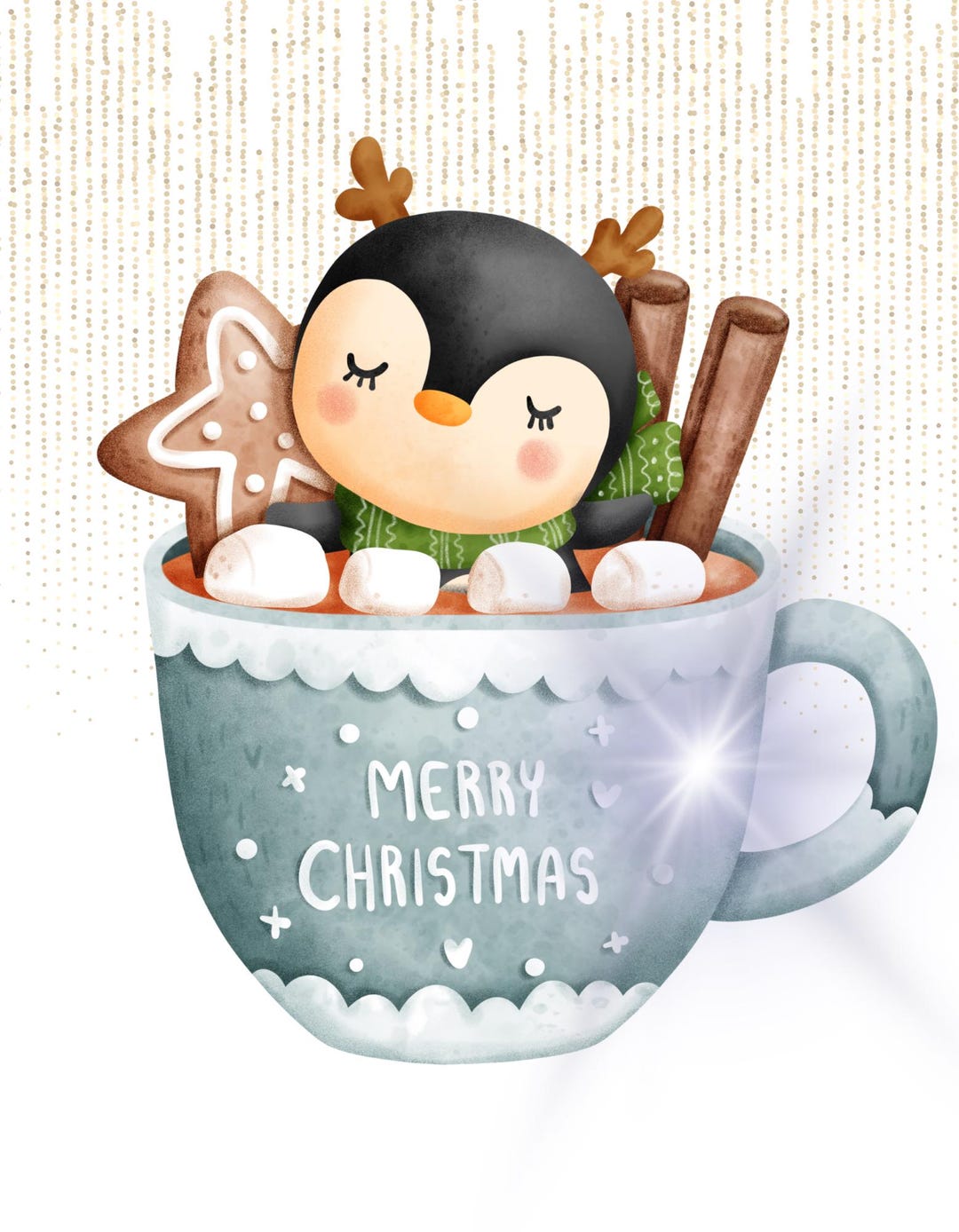 Penguin Transfer - Etsy