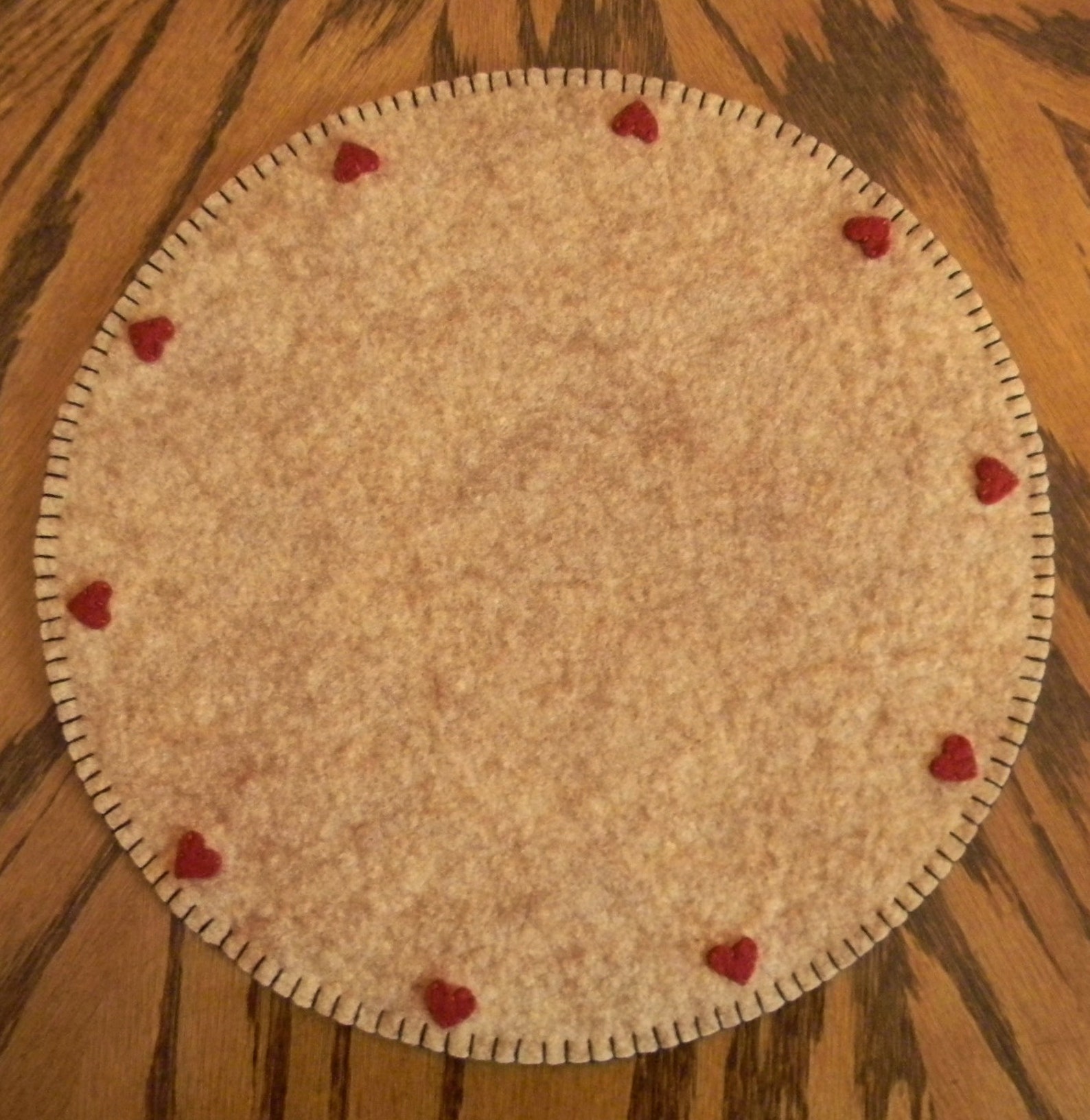 Prim Candles Penny Rug/candle Mat DIGITAL PATTERN - Etsy