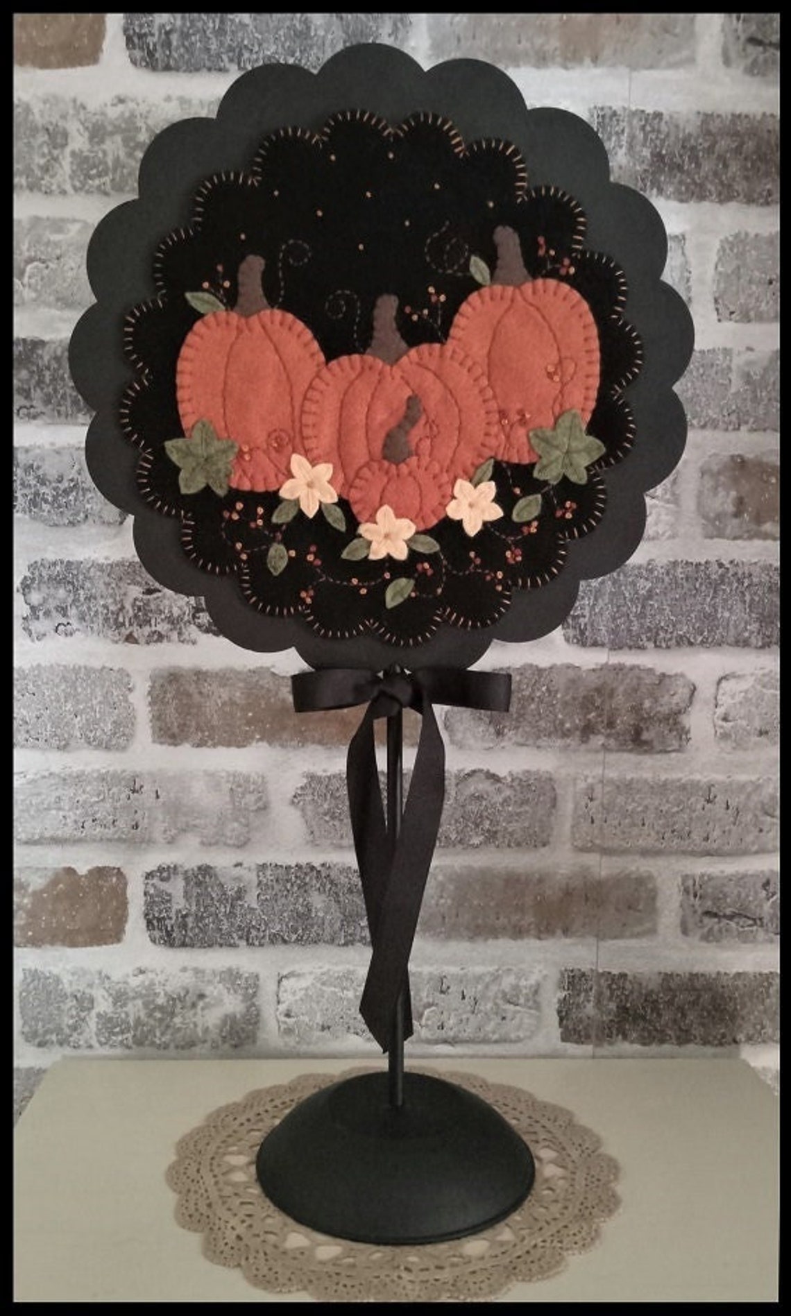 Welcome Fall Autumn Pumpkins Table/wall Mat/ DIGITAL PATTERN - Etsy