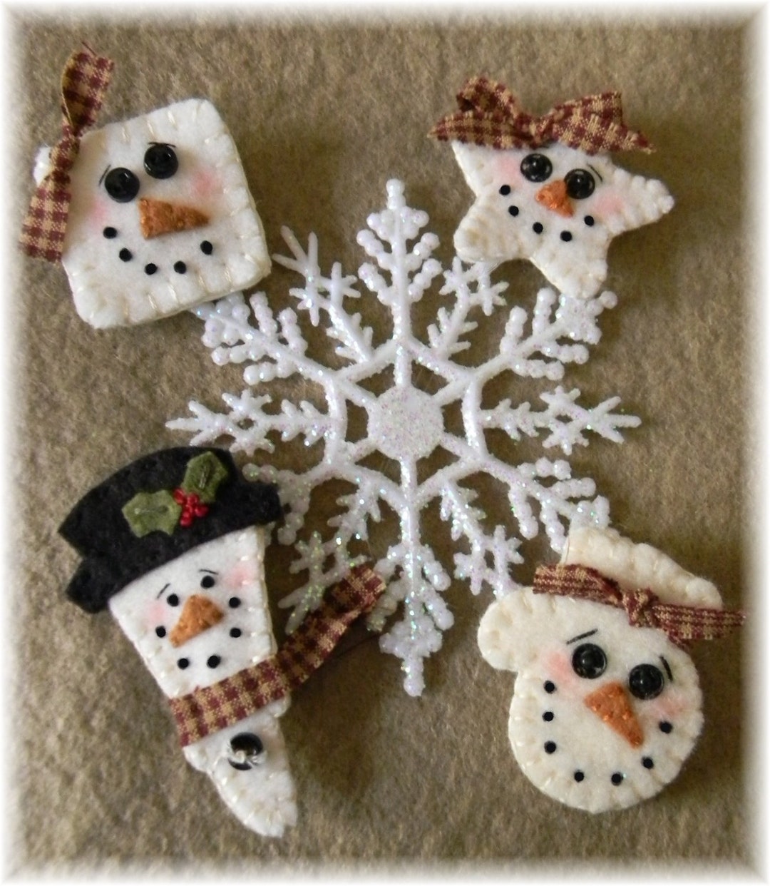 Snow Pins/ornaments/ Ornies Christmas /winter DIGITAL DOWNLOAD PATTERN ...