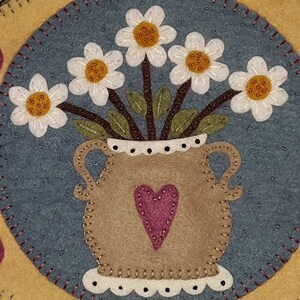 He Loves Me~daisy Penny Rug Table/wall Mat DIGITAL PATTERN - Etsy