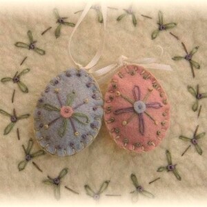 Elegant Eggs~easter Penny Rug/candle Mat Table Runner Set DIGITAL ...