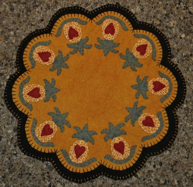 Colonial Welcomepenny Rug/candle Mat DIGITAL PATTERN - Etsy