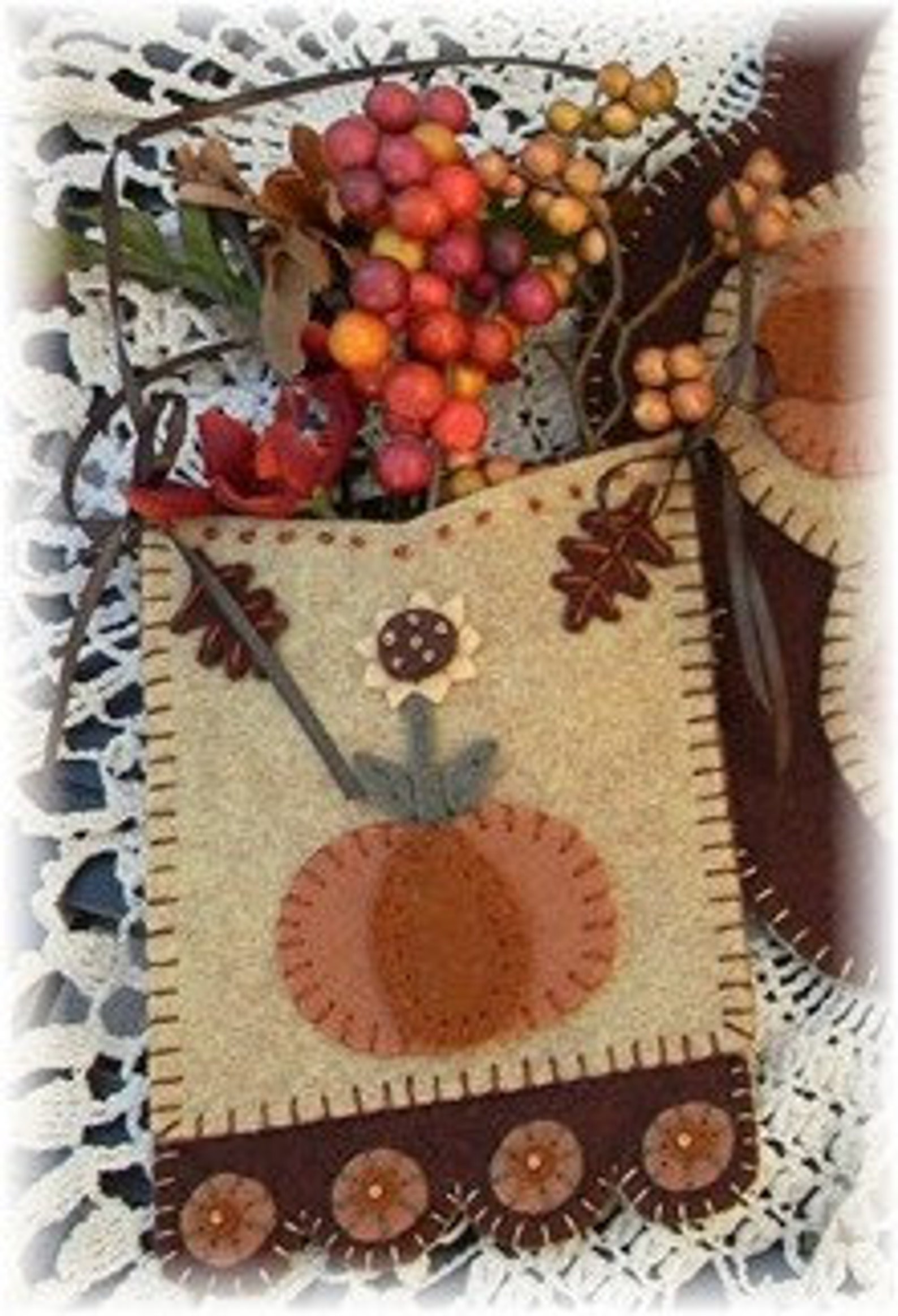 Autumn Beauty Penny Rug/candle Mat MAILED PAPER PATTERN - Etsy