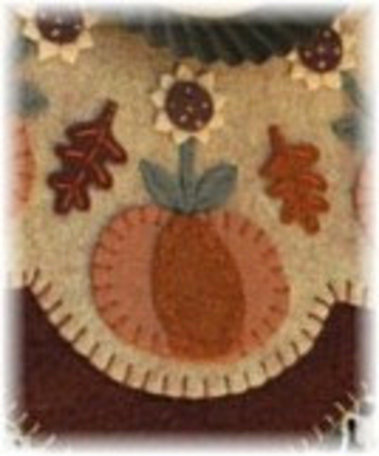 Autumn Beauty Penny Rug/candle Mat MAILED PAPER PATTERN - Etsy