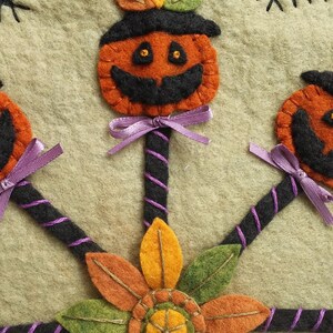 Pumpkin Pops Penny Rug/candle Mat MAILED PATTERN - Etsy