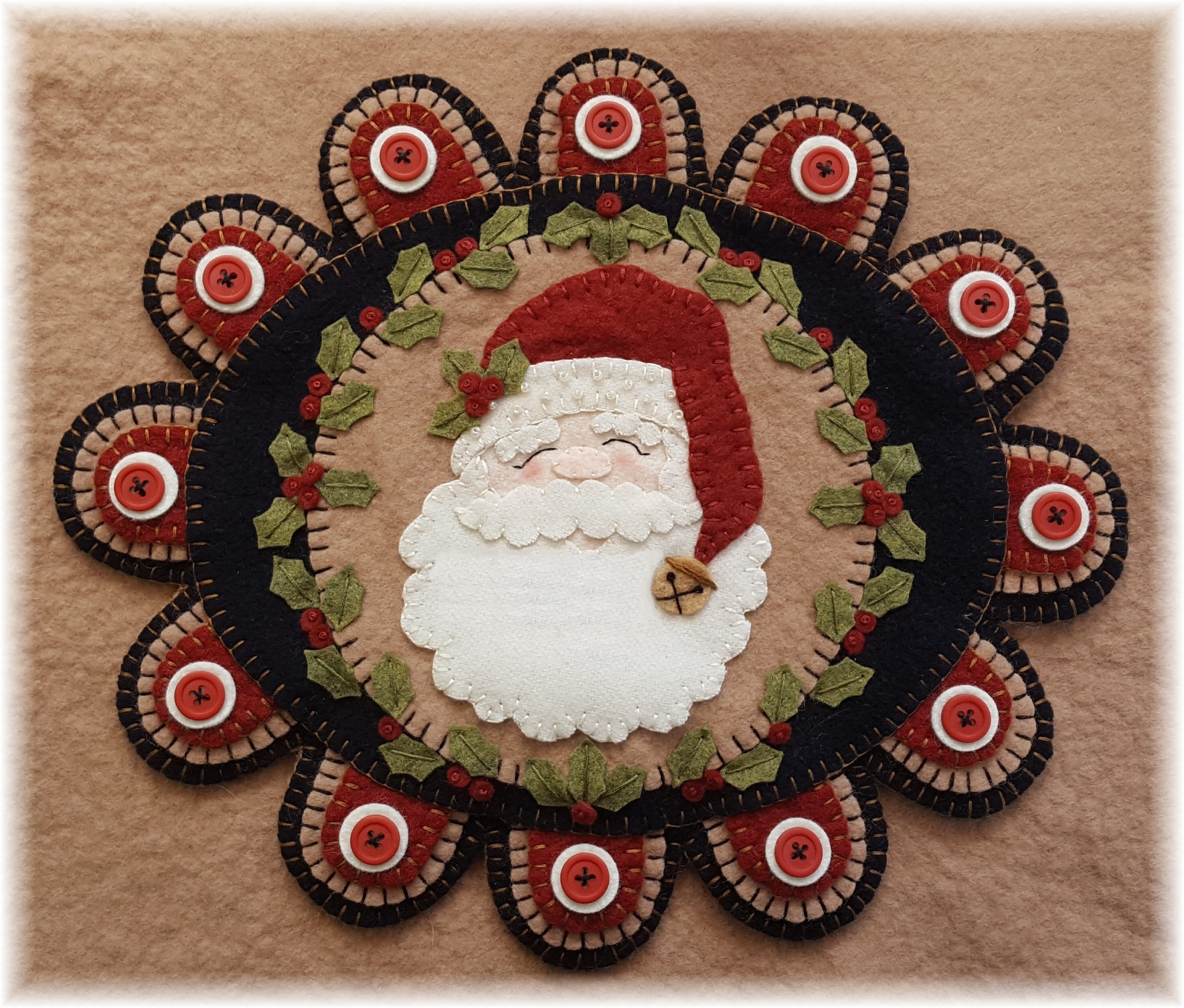 Dear Santa~christmas Penny Rug/table/wall Mat DIGITAL PATTERN - Etsy