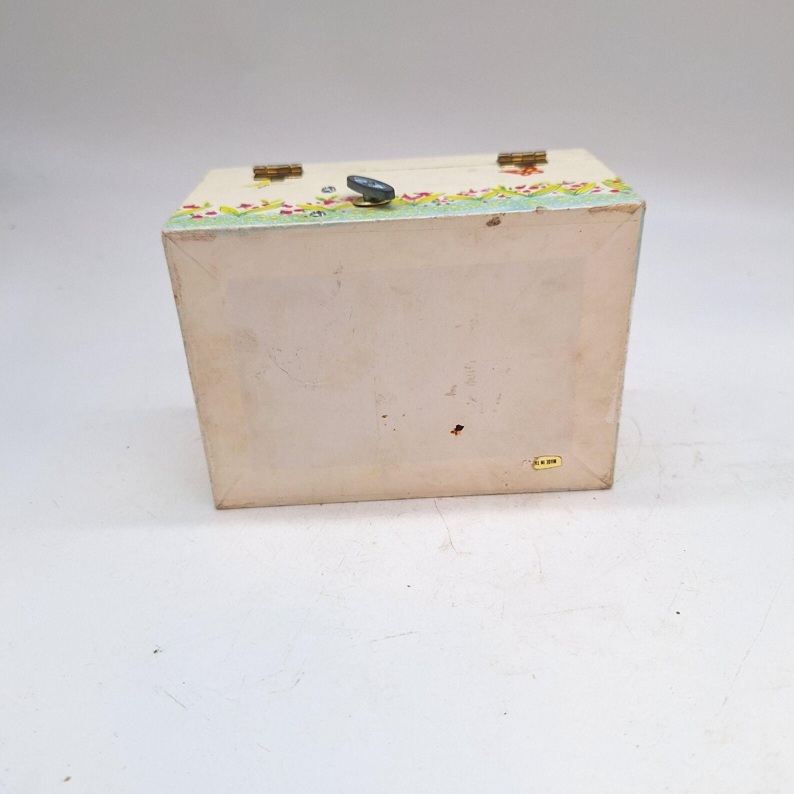 Vintage 1960s/70s Little Girl Music Box Jewelry Box Ballerina 6" X 4" X ...