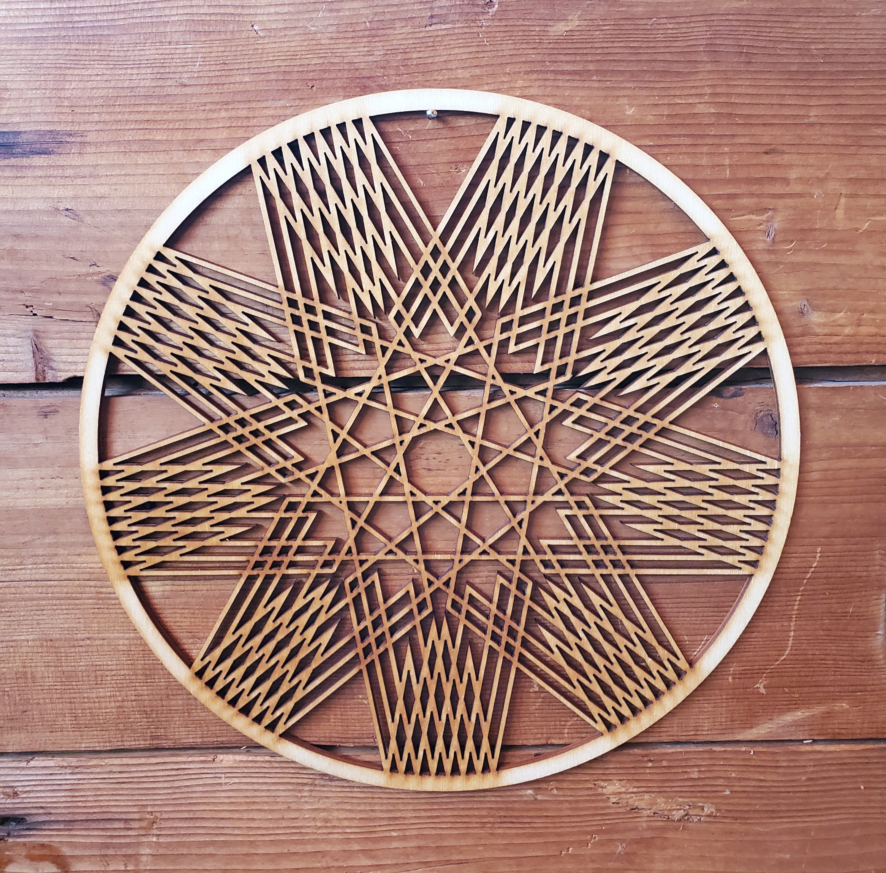 72 Pointed Star Knot Mandala - Etsy