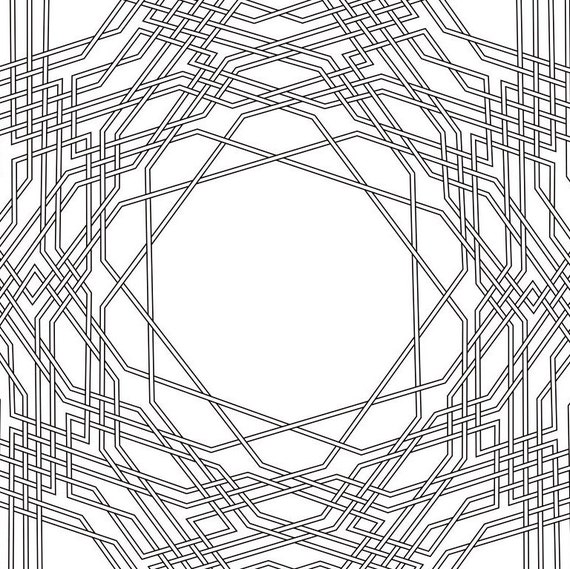 50 Pointed Star Coloring Page - Etsy