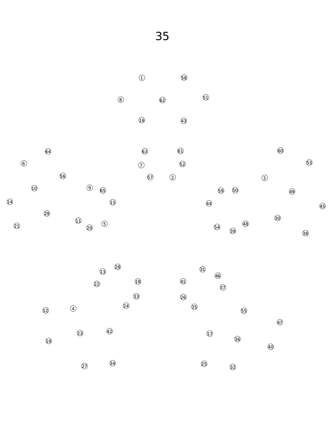 25 Pointed Star Connect the Dots - Etsy