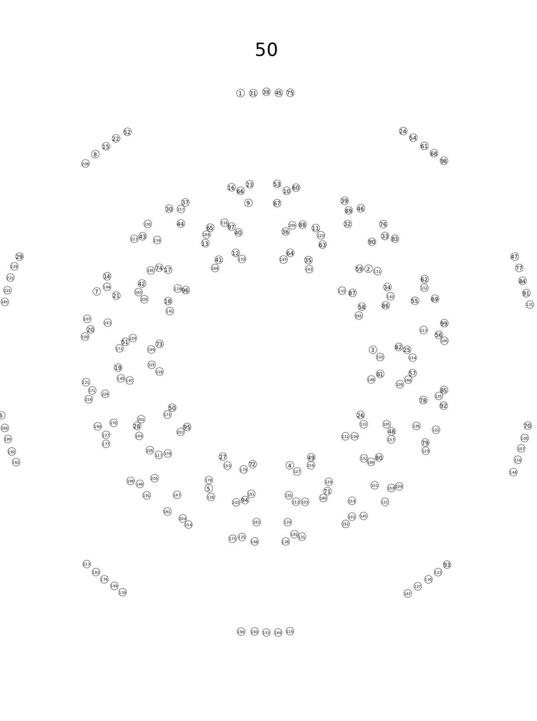 50 Pointed Star Connect the Dots - Etsy