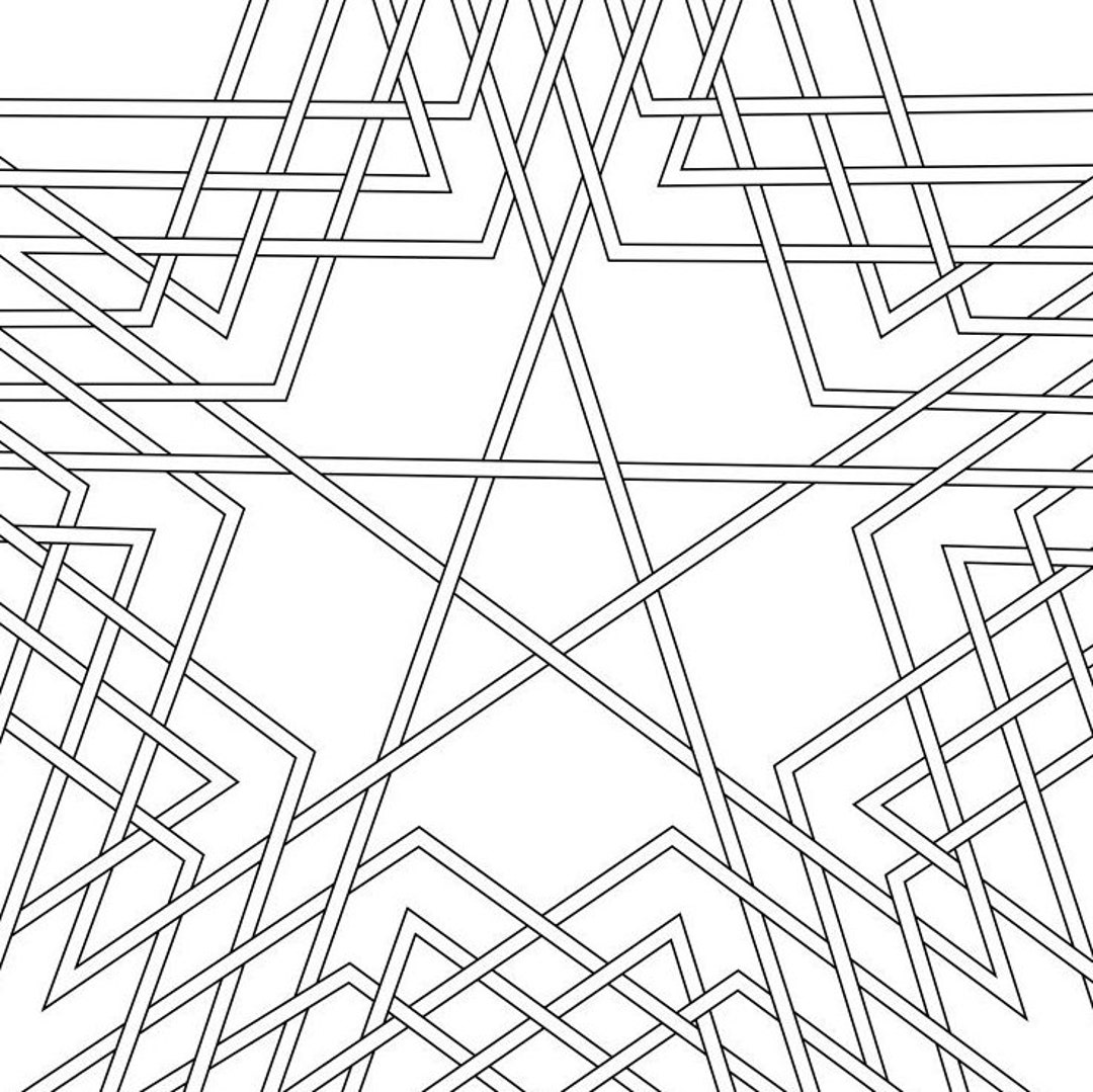 25 Pointed Star Coloring Page - Etsy