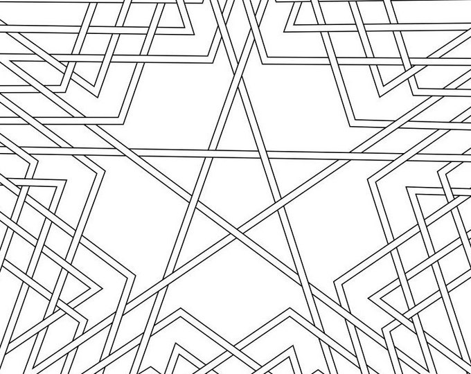 25 Pointed Star Coloring Page - Etsy